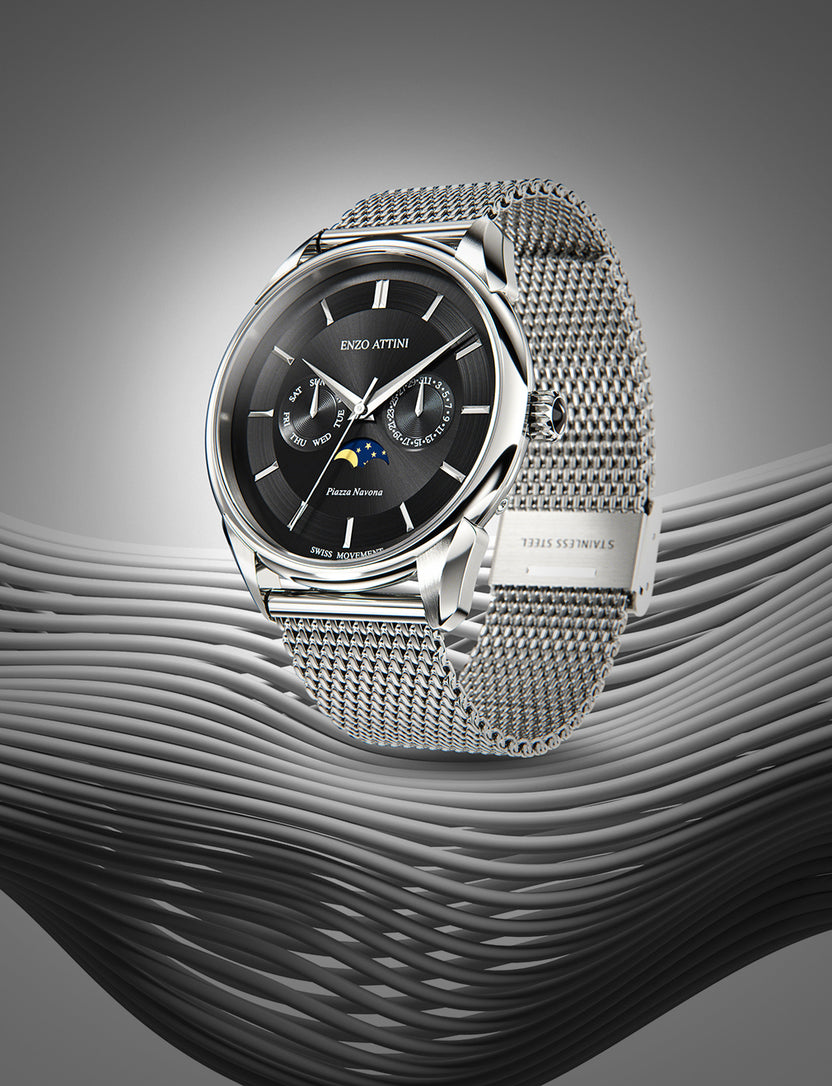 At Enzo Attini, the timeless Italian design meets the Swiss experience ...