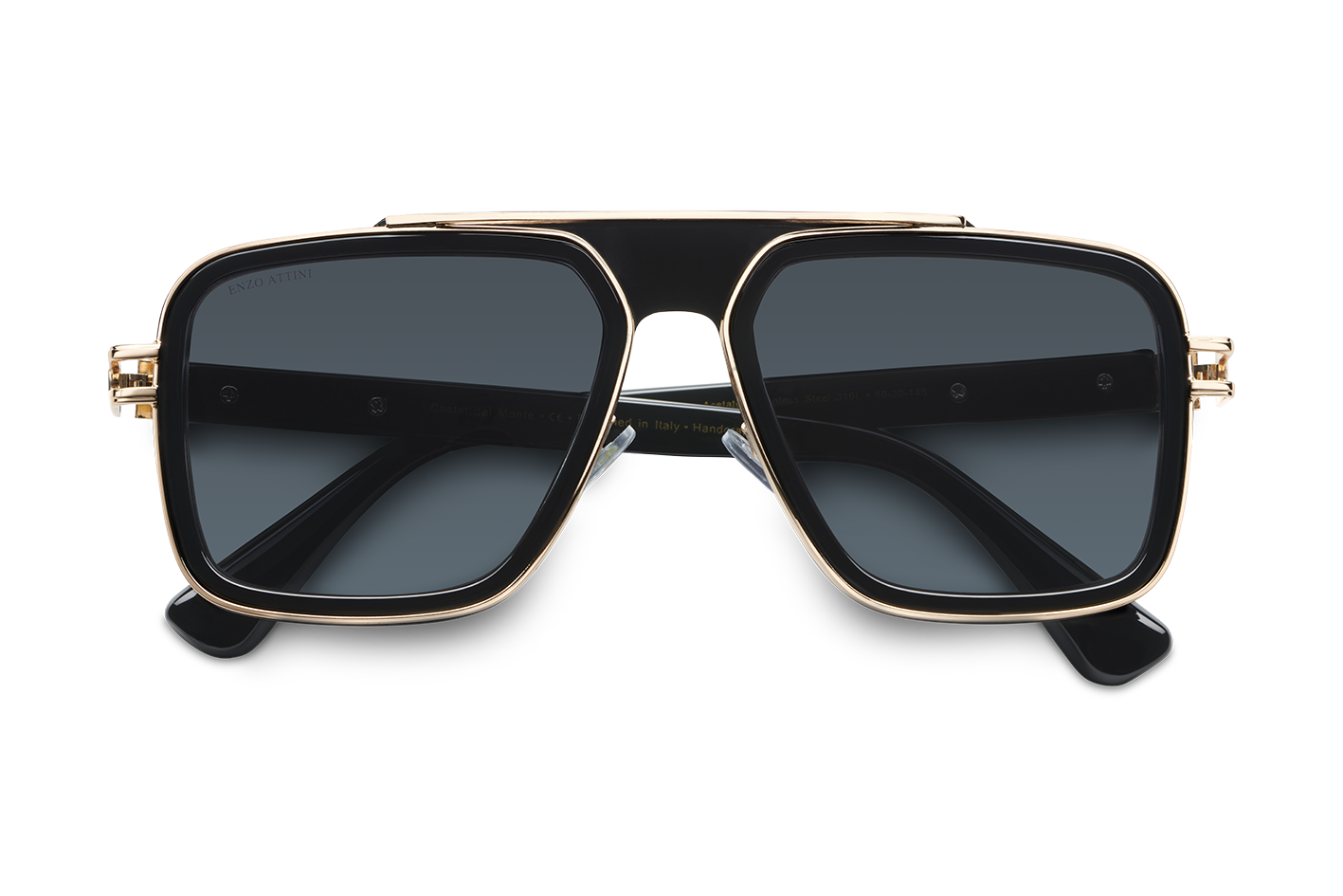 Castel del Monte / Black & Gold Color + Dark Black Lens. – enzoattini.com